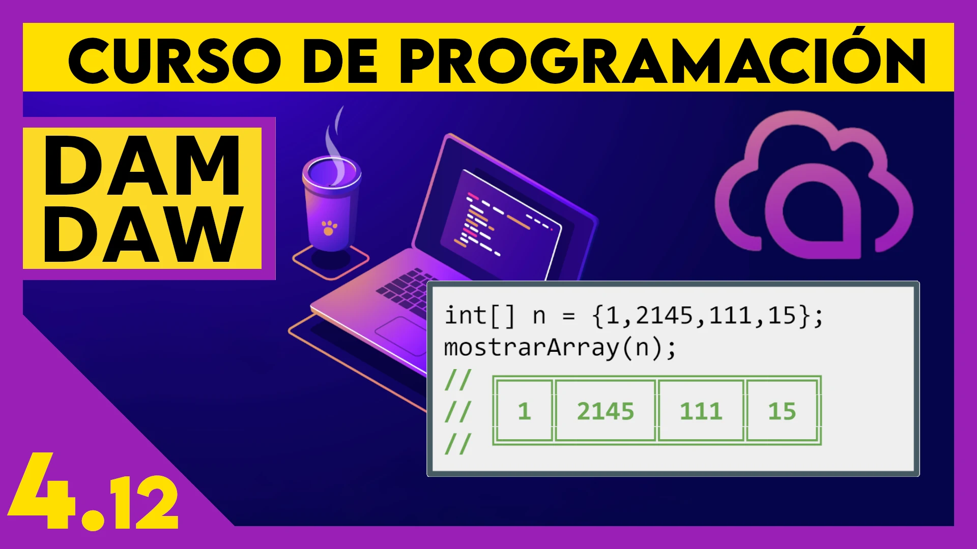 Java【dam Daw】 412 Ejercicio Array Con Bordes Java